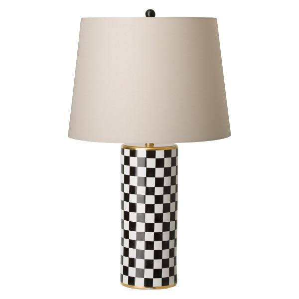 Torino Checker Vase Lamp | Emissary