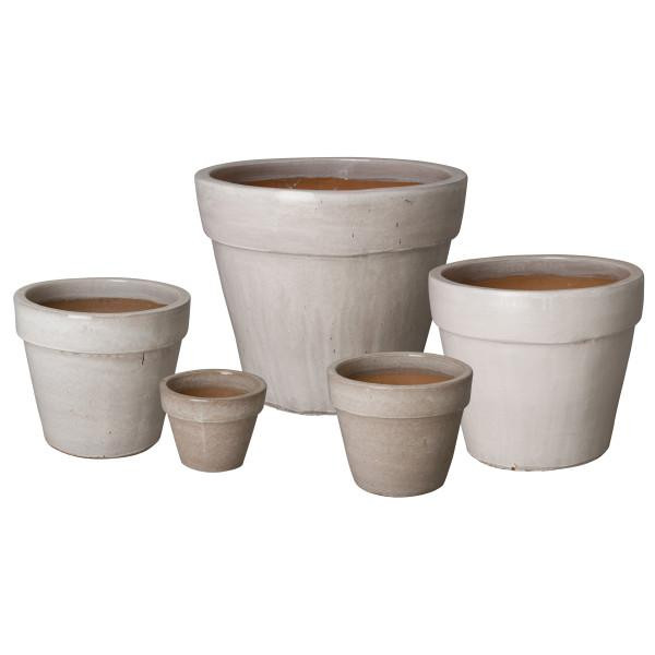 Set of 5 Round Flower Pots | Emissary