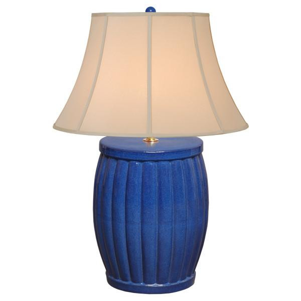Fluted Garden Stool Lamp | Emissary