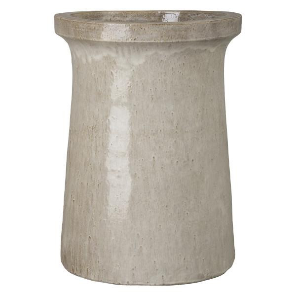 29 in. Plateau Gray Ceramic Planter | Emissary