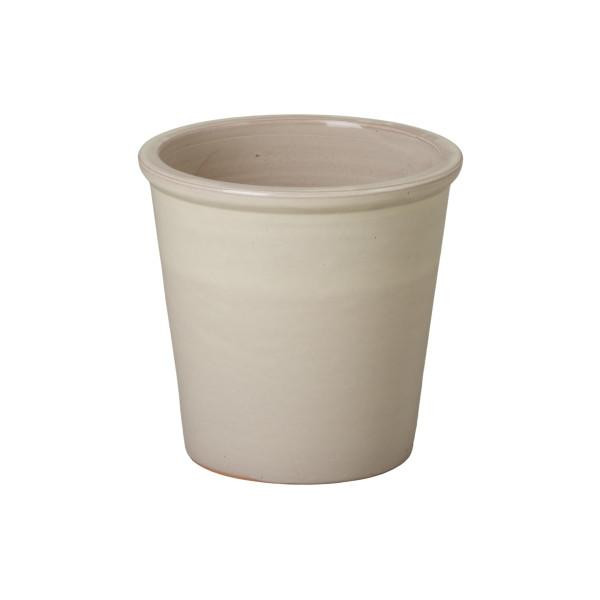 Pail 10 in. Cream Ceramic Planter | Emissary