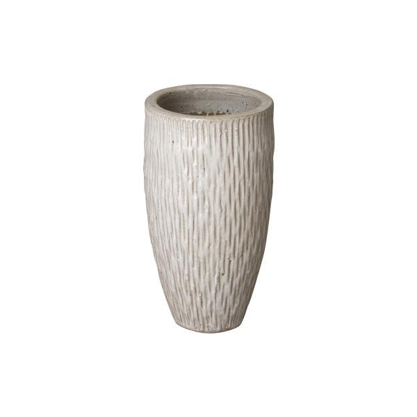 23 in. Tall Round Textured Pot | Emissary