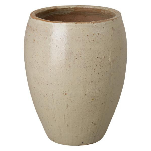Arc 24 in. Tropical Sand Ceramic Planter | Emissary