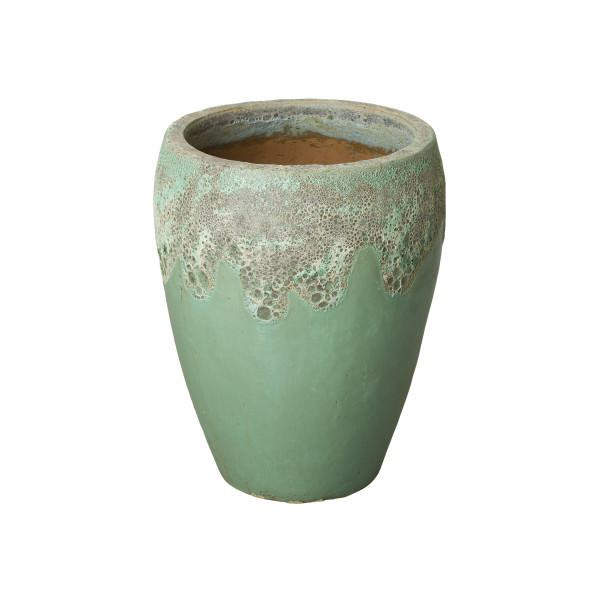20 in. H Round Ceramic Planter | Emissary