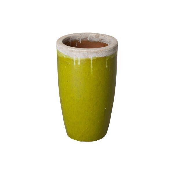 23 in. Tall Round Ceramic Planter | Emissary