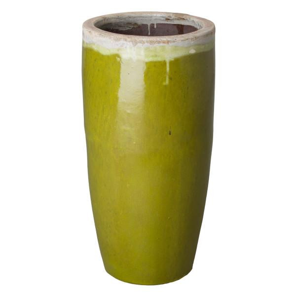 34 in. Tall Round Ceramic Planter | Emissary