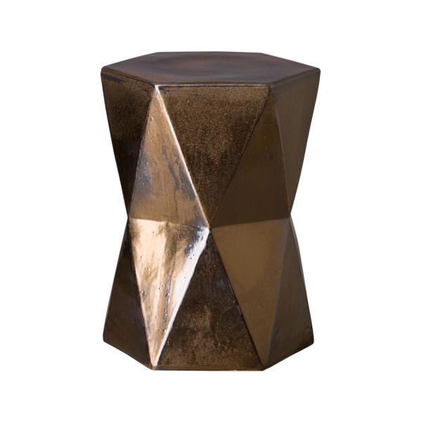 18 in. Matrix Hexagon Garden Stool | Emissary