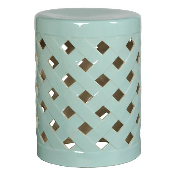 19 in. Criss Cross Garden Stool | Emissary